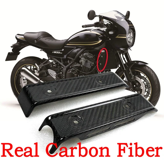 FOR 2021 2022 2023 Z900RS Carbon Fiber Radiator Grille Guard Side Cover ...