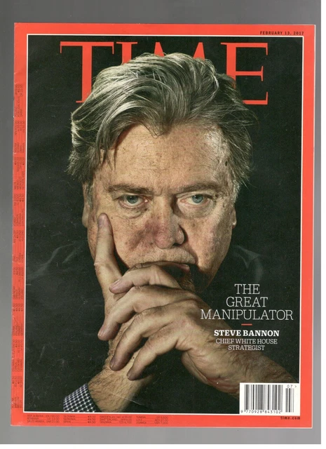 TIME MAGAZINE 13 Février 2017 STEVE BANNON LE GRAND MANIPULATEUR DONALD ...