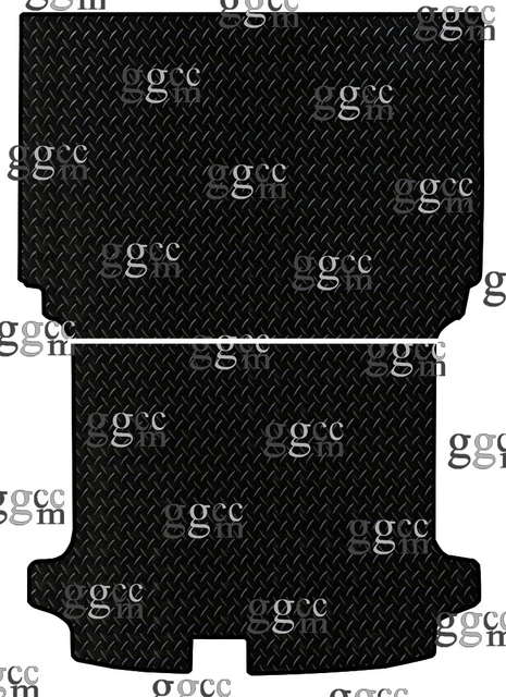 FITS FORD TRANSIT Custom Swb Van 2013-On Rear Section Rubber Mat (2 ...