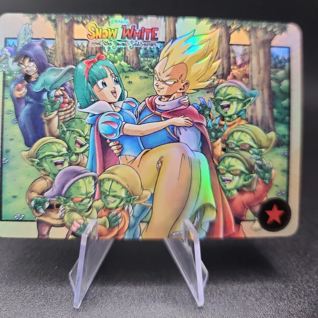 VEGETA AND BULMA Snow White Custume Card Dragon Ball Card Fan Custume ...