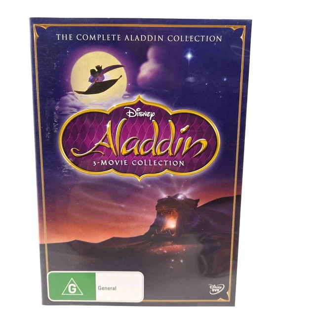 ALADDIN | TRIPLE Pack (Box Set Triple Pack, DVD, 1993) DISNEY R4 FREE ...