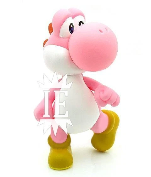 SUPER MARIO YOSHI ROSA FIGURE koopa pink drago action nintendo rose new ...