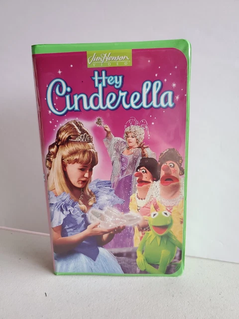 HEY CINDERELLA VHS Video Tape 1994 Jim Henson Muppets Clamshell Kermit ...