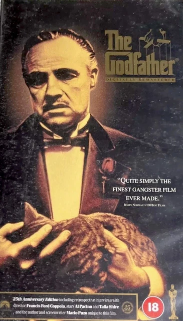 THE GODFATHER TRILOGY 25th Anniversary VHS Box Set 1997 Gangster Movie ...