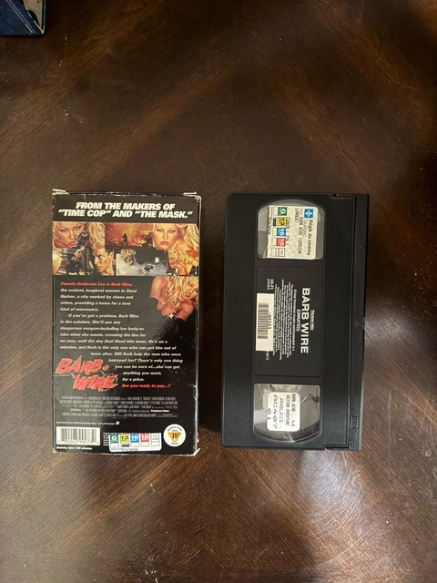 1996 BARB WIRE VHS Unrated Version Pamela Anderson Cult Action Movie ...