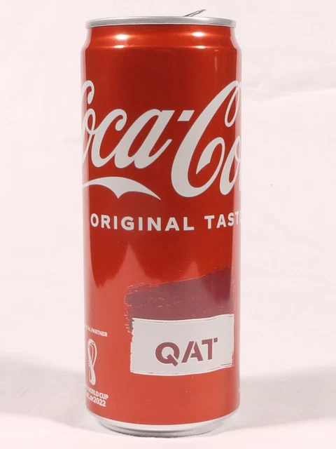 PRL) COCA TAIL Can 330Ml Qatar Fifa World Cup 2022 Qat Empty Coke Tin £ ...