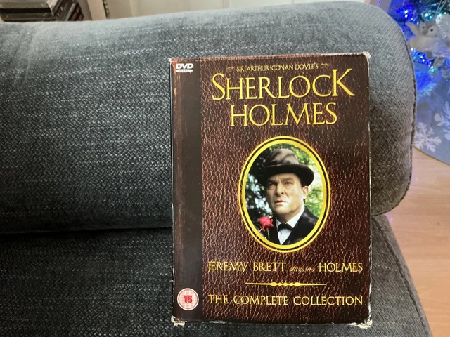 SHERLOCK HOLMES, THE complete collection Jeremy Brett 16 DVDs £2.99 ...