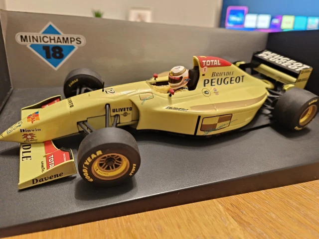 MARTIN BRUNDLE JORDAN 196 Minichamps F1 1/18 Launch Edition Paul's Model Art £49.99 - PicClick UK