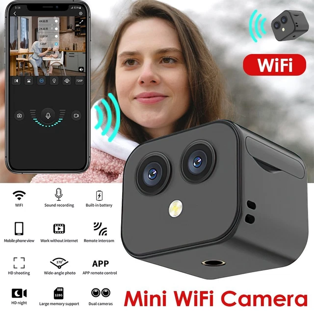 4K WIFI MINI Wireless Camera IP Home Security DVR Night Vision HD 1080P ...