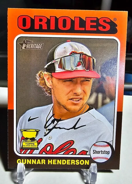 GUNNAR HENDERSON 2024 Topps Heritage SP #24 Rookie Cup EUR 0,91 ...