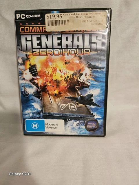 COMMAND AND CONQUER Generals Zero Hour PC Game Expansion Pack VGC $20.00 - PicClick AU