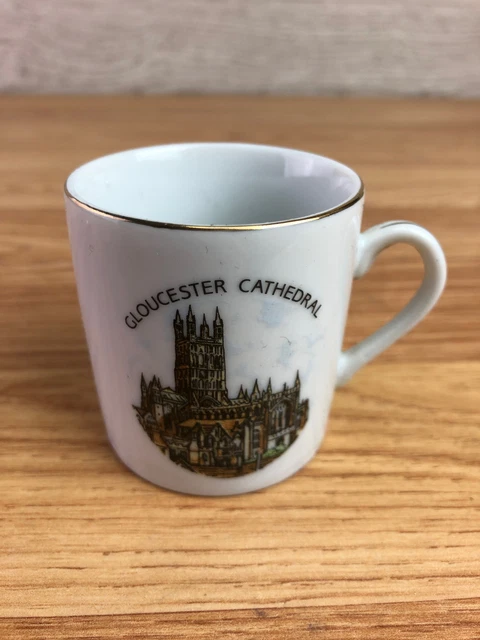 GOODLIFFE NEALE ALCESTER Gloucester Cathedral Souvenir China Cup ...