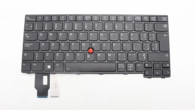 LENOVO THINKPAD T14 Gen 3 L14 gen 4 t14 Keyboard French Black ...