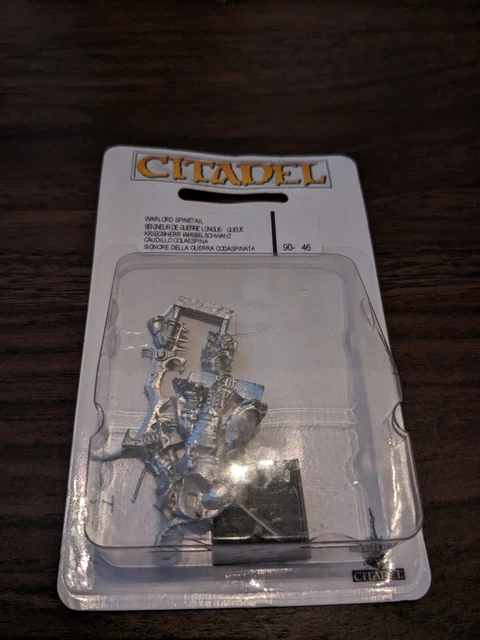 GAMES WORKSHOP WARHAMMER Fantasy Skaven Warlord Spinetail Metal Figure ...