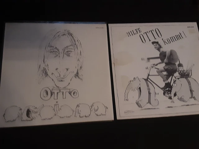 OTTO WAALKES - 2 x Lp - Hilfe Otto Kommt & Otto - erste Scheibe von ...