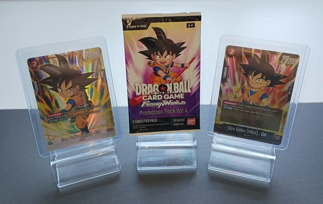 DRAGON BALL FUSION World FB04 TCG Goku Daima FB04-012 SR⭐ + Goku SR + Booster EUR 15,00 ...
