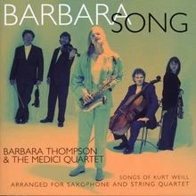 BARBARA SONG (LIEDER arrangiert für Saxophon) de Barbara Thom... | CD ...