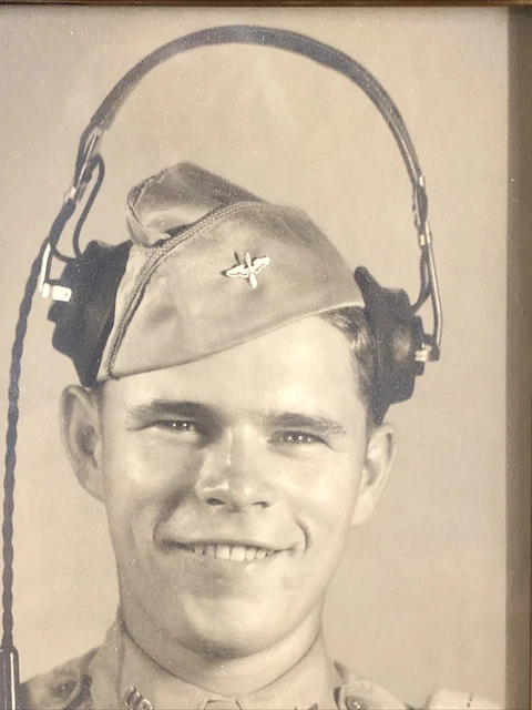 ANTIQUE MORSE CODE Field Radio Operator Morse Code Picture Military War ...