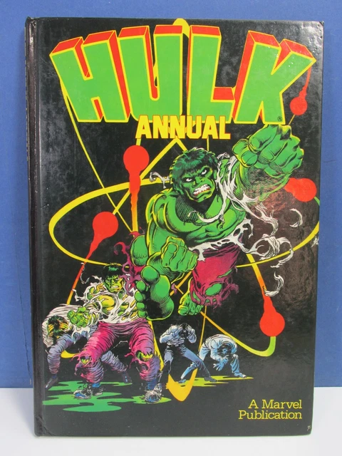 ORIGINAL VINTAGE THE INCREDIBLE HULK BOOK ANNUAL comic marvel 1980s EUR ...