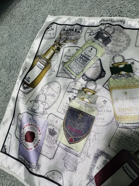 PENHALIGON'S HANDKERCHIEF / Pocket Square Limited Edition 25x25cm BRAND ...