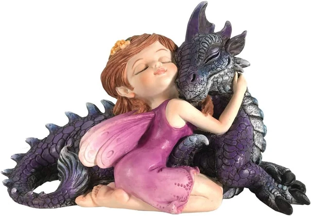 COMPANION CUDDLE FAIRY and Purple Dragon - Figura Decorativa ...
