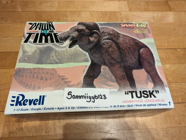 REVELL GIANT WOOLLY Mammoth "TUSK" Model Animal Kit *NEW" 1/13 Scale ...