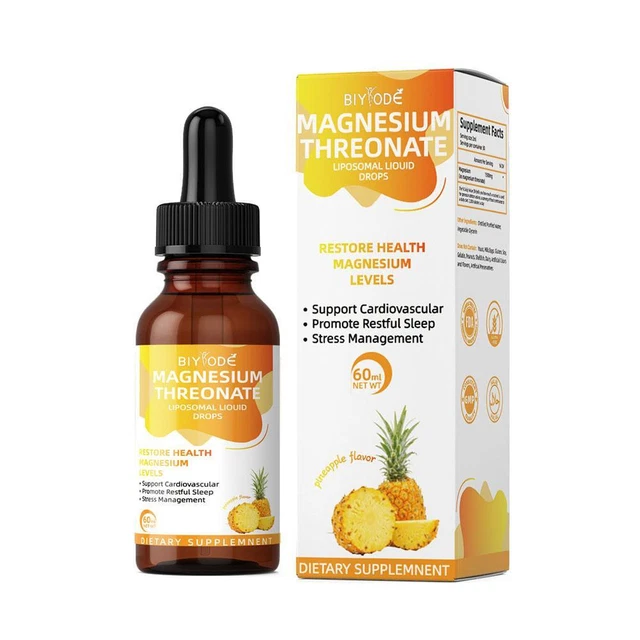 PREMIUM MAGNESIUM LIQUID Drops, Magnesium, Improve Sleep, Anxiety ...