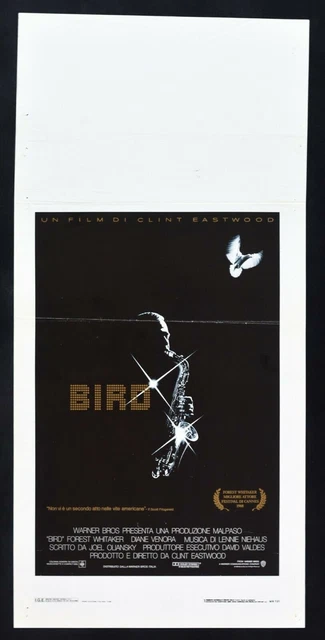 AFFICHE BIRD CLINT Eastwood Charlie Parker Jazz Sax Music Saxophone ...