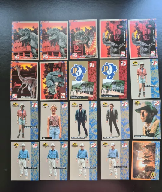 Topps Jurassic Park 1993 Trading Cards £2 50 Picclick Uk