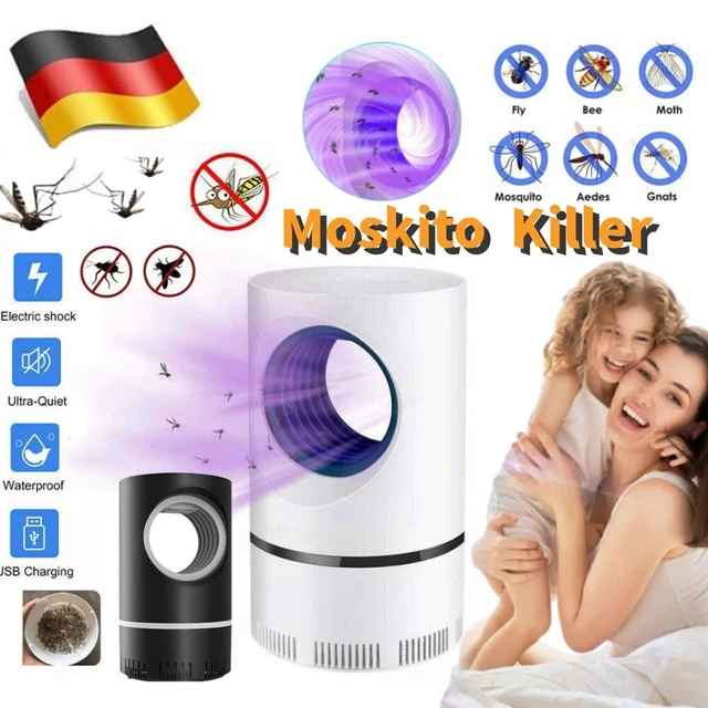 MOSKITO KILLER INSEKTENVERNICHTER USB Elektrisch LED Licht Mückenfalle ...