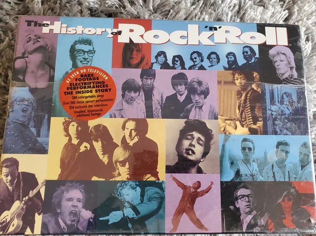 HISTORY OF ROCK N Roll The Boxed Set VHS 1996 Vintage SEALED $30.00 ...