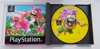 ORIGINAL TOMBI (TOMBA) Playstation PS1 game with front sheet and ...