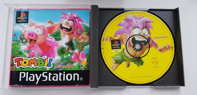 ORIGINAL TOMBI (TOMBA) Playstation PS1 game with front sheet and booklet £250.00 - PicClick UK