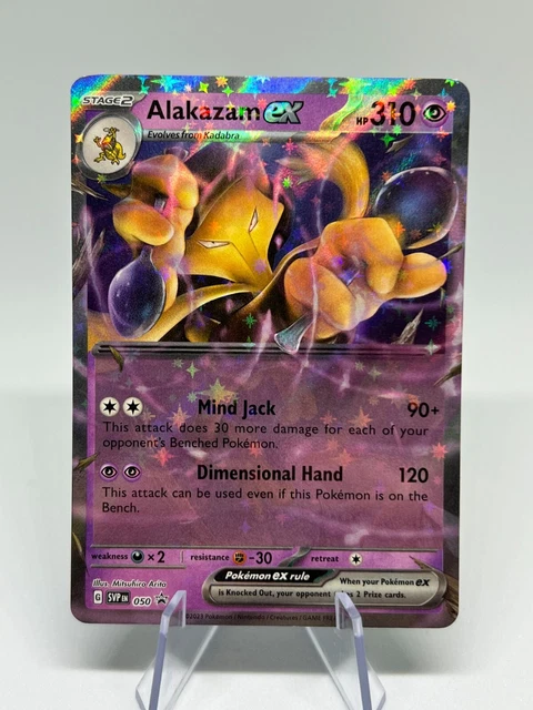 POKÉMON TCG ALAKAZAM ex SVP Black Star Promos SVP050 Regular Promo $5.00 - PicClick AU