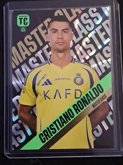 CARTE PANINI TOP Class 2025 Cristiano Ronaldo #242 #Master Class Al ...