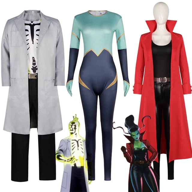 CREATURE COMMANDOS COSPLAY Dr. Phosphorous The Bride Nina Costume Full ...