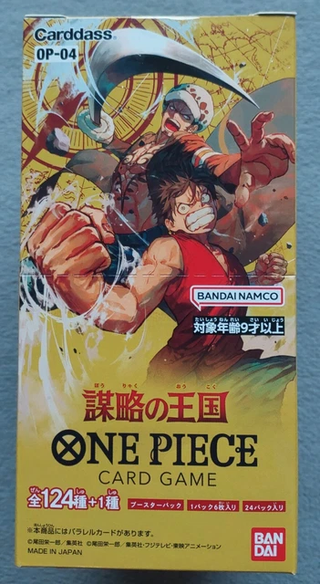 NEU ONE PIECE Display Kingdom of Intrigue OP04 Japan Bandai TCG Card Game Box EUR 114,99 ...