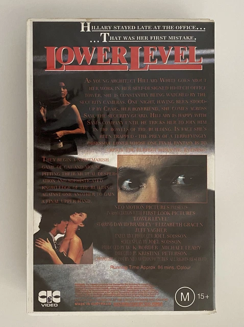 LOWER LEVEL [VHS] CIC Taft Video Big Box Ex-Rental Tape Elizabeth ...