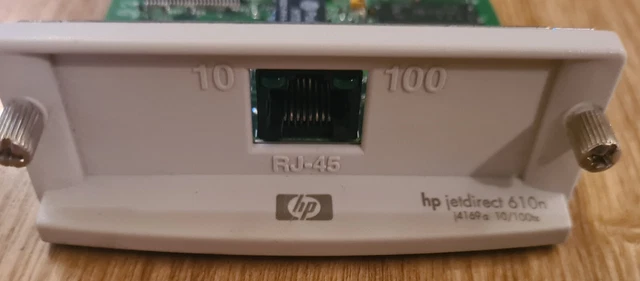 HP JETDIRECT 610N 10/100 Ethernet Print Server J4169A $24.95 - PicClick AU