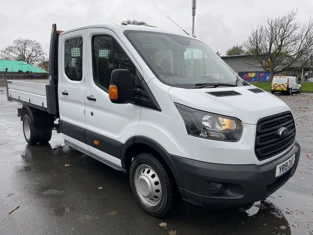 FORD TRANSIT 2.0 T350 Ecoblue Double Cab Tipper 7 Seats Euro 6 2019 £ ...