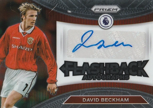 2022-23 PRIZM PREMIER League David Beckham Flashback Autografo #FA-DB ...
