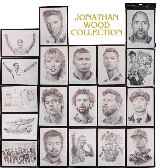 ORIGINAL PENCIL DRAWINGS Jonathan Wood "Sketched entirely by hand ...