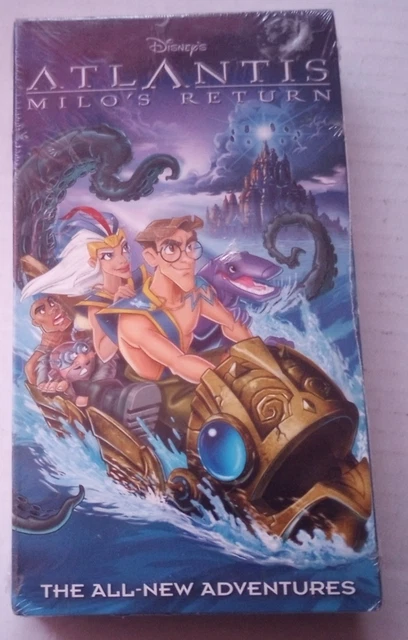 DISNEY ATLANTIS MILO'S Return Factory Sealed VHS Video 2003 All-New Adventures £11.32 - PicClick UK