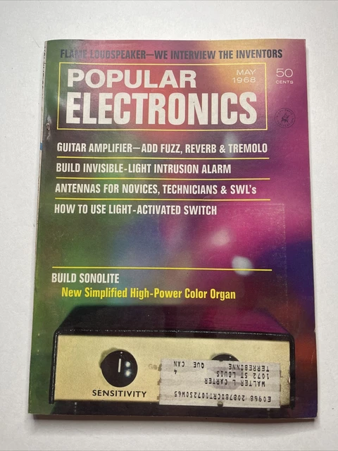 POPULAR ELECTRONICS MAGAZINE May 1968 $4.84 - PicClick CA