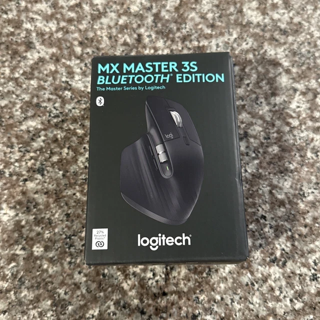 LOGITECH MX MASTER 3S Bluetooth Edition Wireless Mouse, Black 910 ...