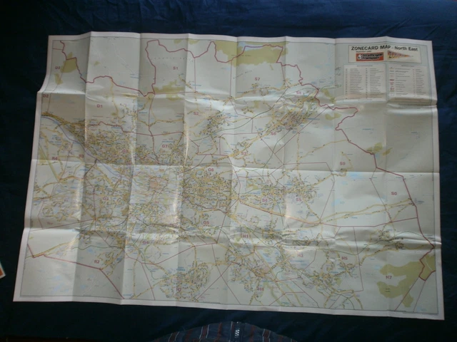 GLASGOW STRATHCLYDE BUS & Rail Map-North East Area 1989 £1.99 - PicClick UK