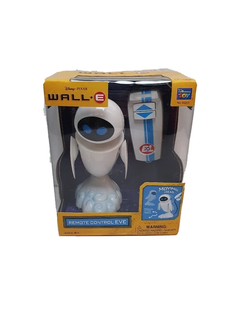 RARE DISNEY PIXAR Wall-E Remote Control RC Eve Robot by Thinkway -New ...