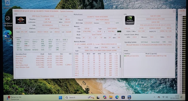 GIGABYTE TRX40 DESIGNARE Motherboard Supports AMD Ryzen Threadripper ...