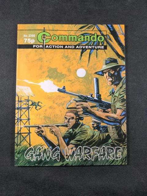 COMMANDO COMIC ISSUE Number 3390 Gang Warfare £4.45 - PicClick UK