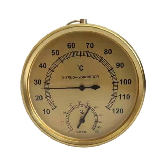 PRACTICAL DIGITAL INDOOR Round Thermometer Hygrometer LCD Display Meter ...